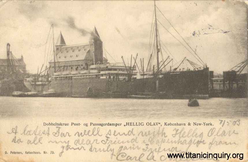 Image of ss Hellig Olav (Skandinavien-Amerika Line)